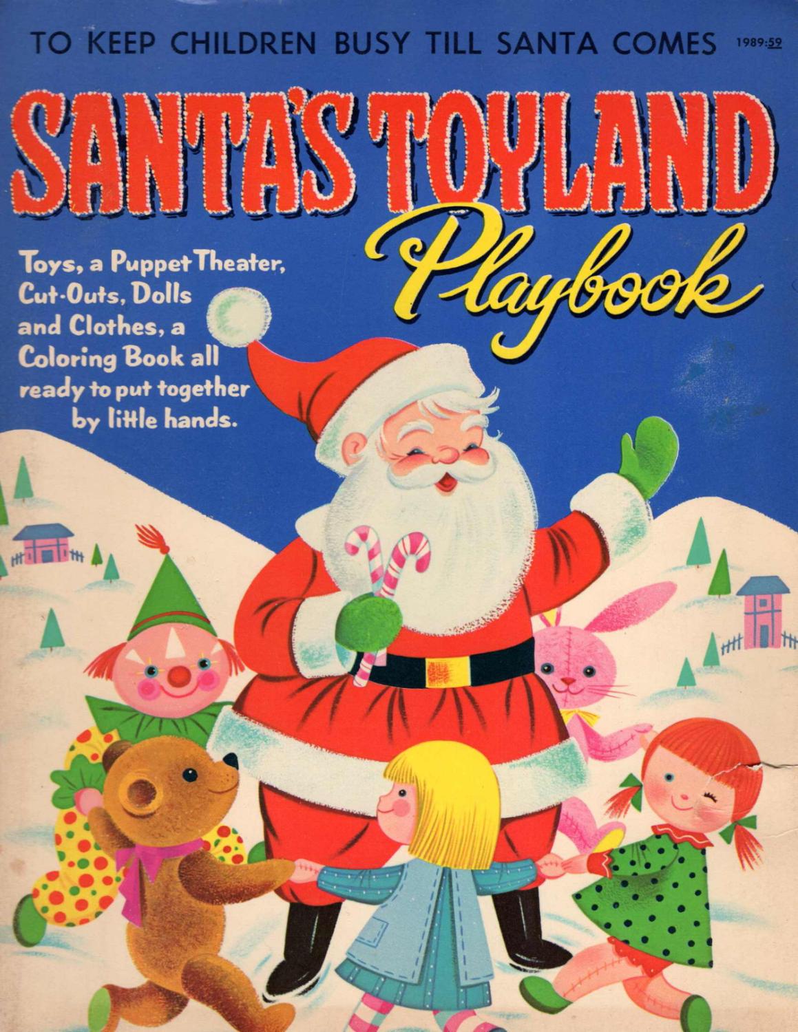 Santa's Toyland Playbook: To Keep Children Busy Till Santa Comes. Toys ...