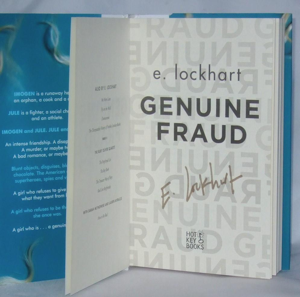 Genuine Fraud by E. Lockhart: Fine Hardcover (2017) 1st Edition, Signed ...