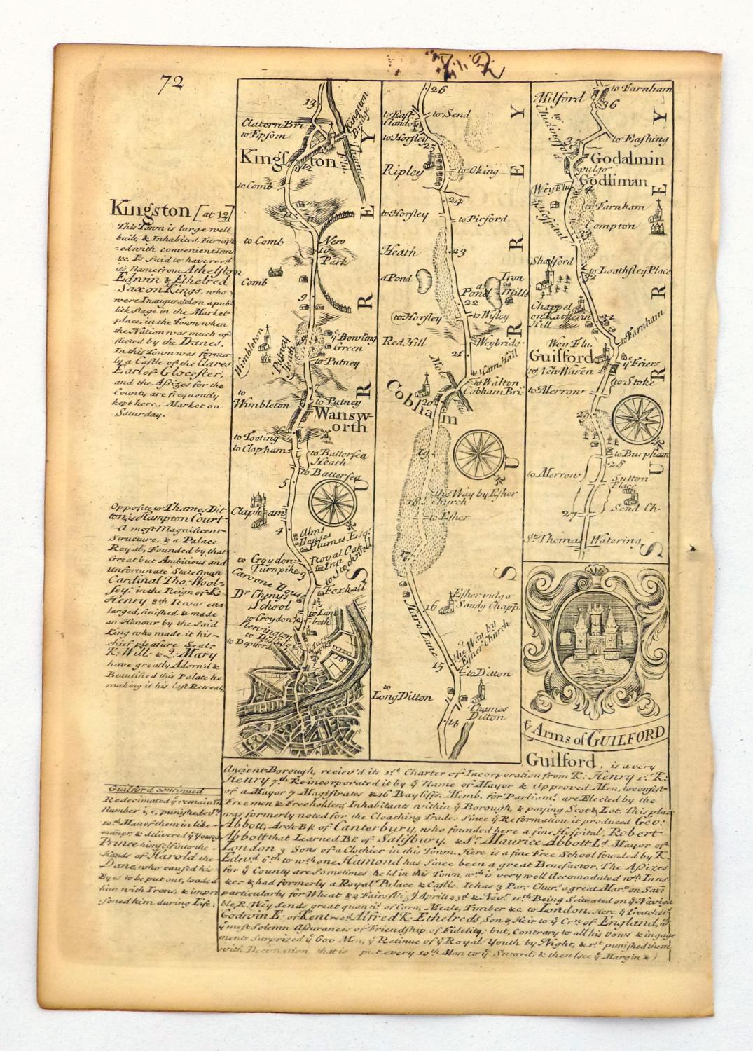 LONDON via WANDSWORTH, KINGSTON, COBHAM, GODALMING to GUILDFORD - Owen ...