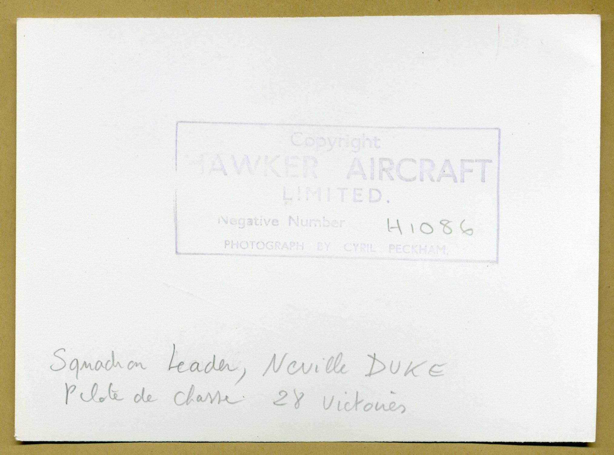 Neville Duke (1922-2007) - Signed photo de Neville Duke (1922-2007 ...