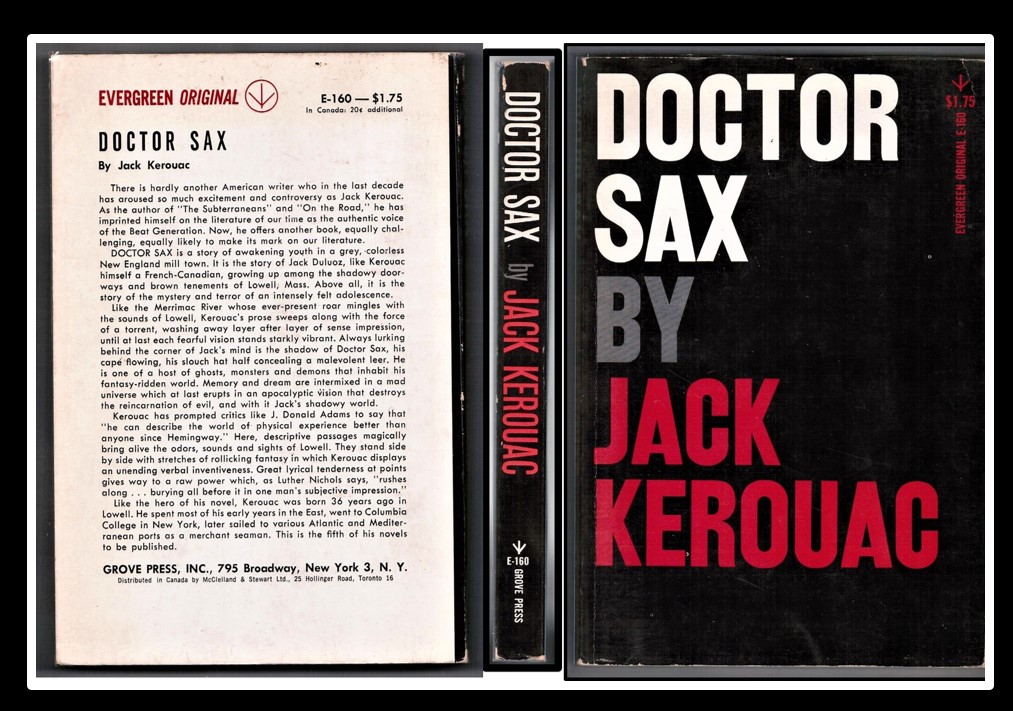 Doctor Sax: Faust Part Three by Kerouac, Jack: Fine A Fine Soft cover ...