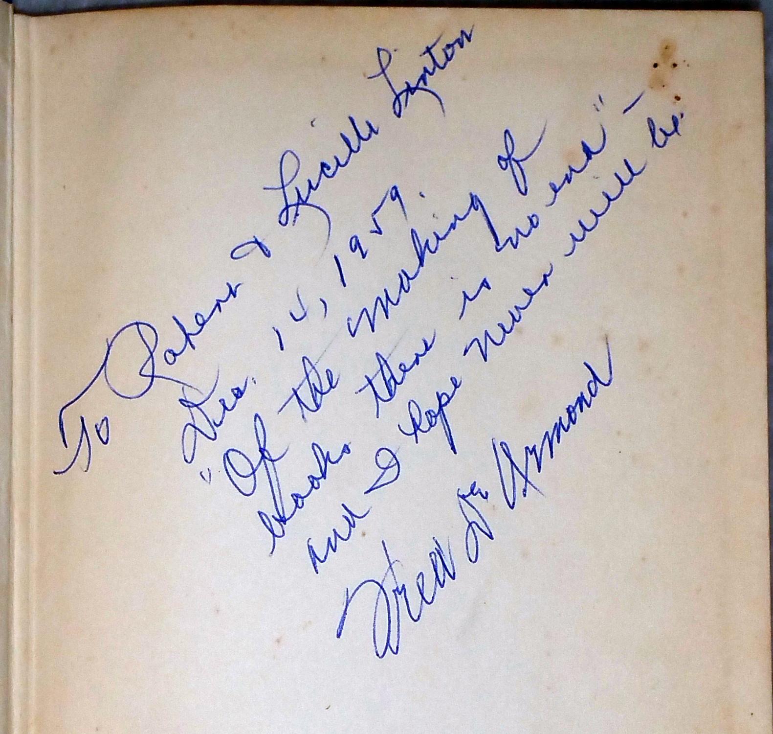 Merle Thorpe: Champion of the Forgotten Man by Dearmond, Fred: Good+ ...