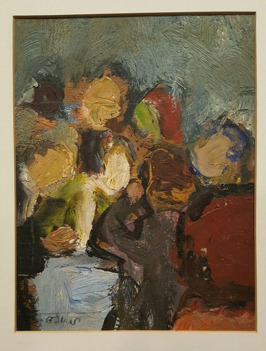 VINTAGE 1940 EARLY AMERICAN ABSTRACT EXPRESSIONIST HENRY BOTKIN ...