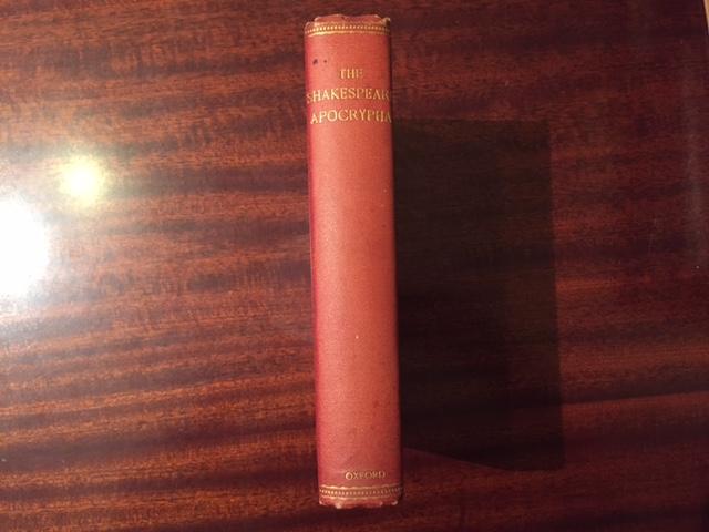 The Shakespeare Apocrypha by CF Tucker Brooke: Very Good Hardcover ...