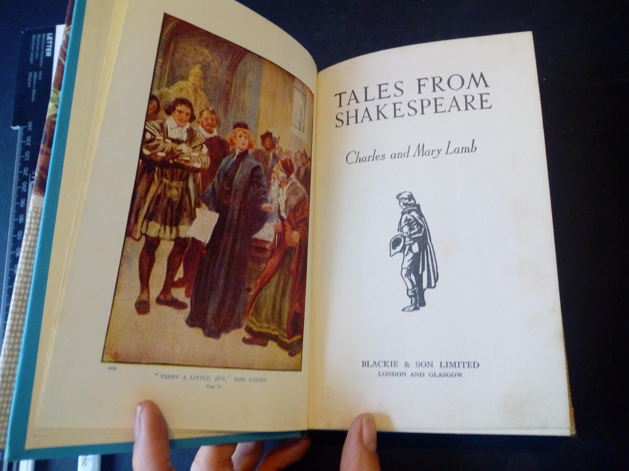 Tales From Shakespeare by Lamb, Charles & Mary: Very Good Hardcover ...