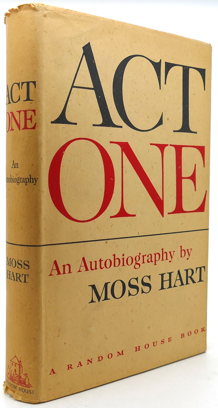 ACT ONE by Moss Hart: Hardcover (1959) First Edition; Early Printing ...