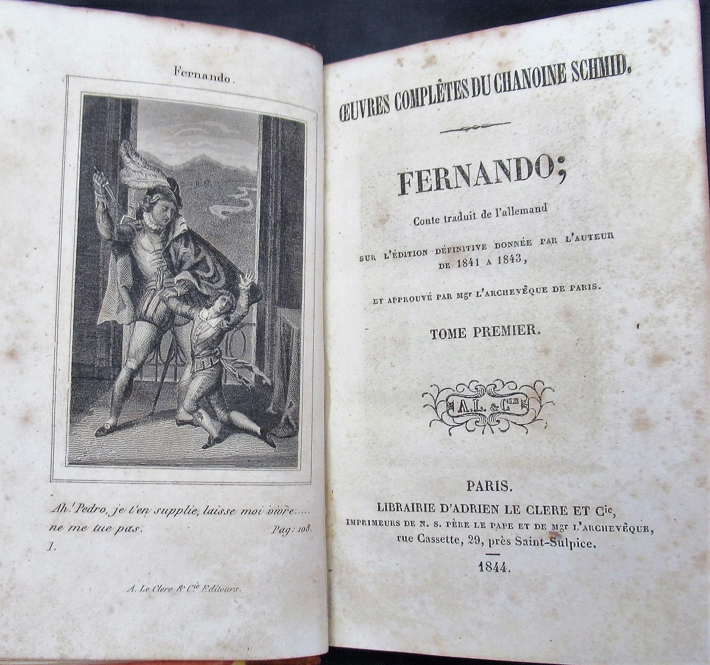 Fernando: Conte traduit de l'allemand. Ouvres Completes du Chanoine ...