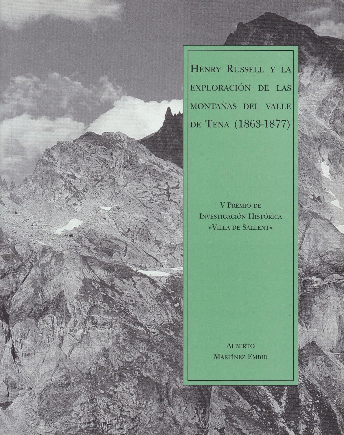 Henry Russell y la exploracion de las montanas del valle de Tena (1863 ...