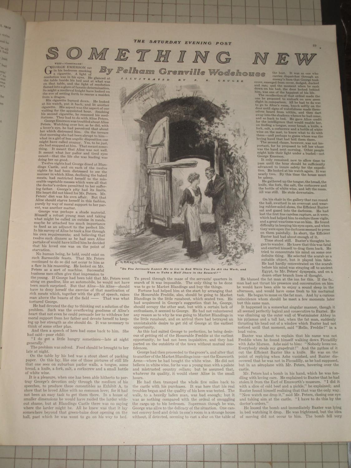 1915 The Saturday Evening Post Magazine: Ring Lardner's "Alibi Ike ...