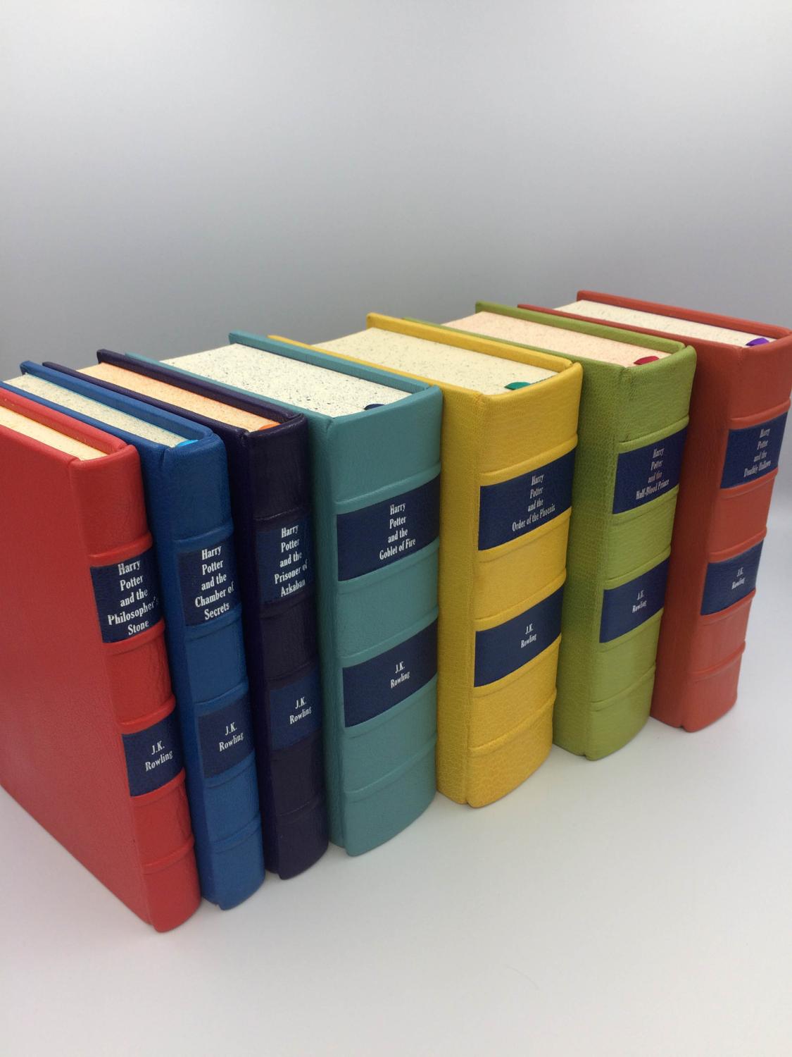 Harry Potter Collection by Rowling, J.K.: Fine Leather | Ludlow Bookbinders