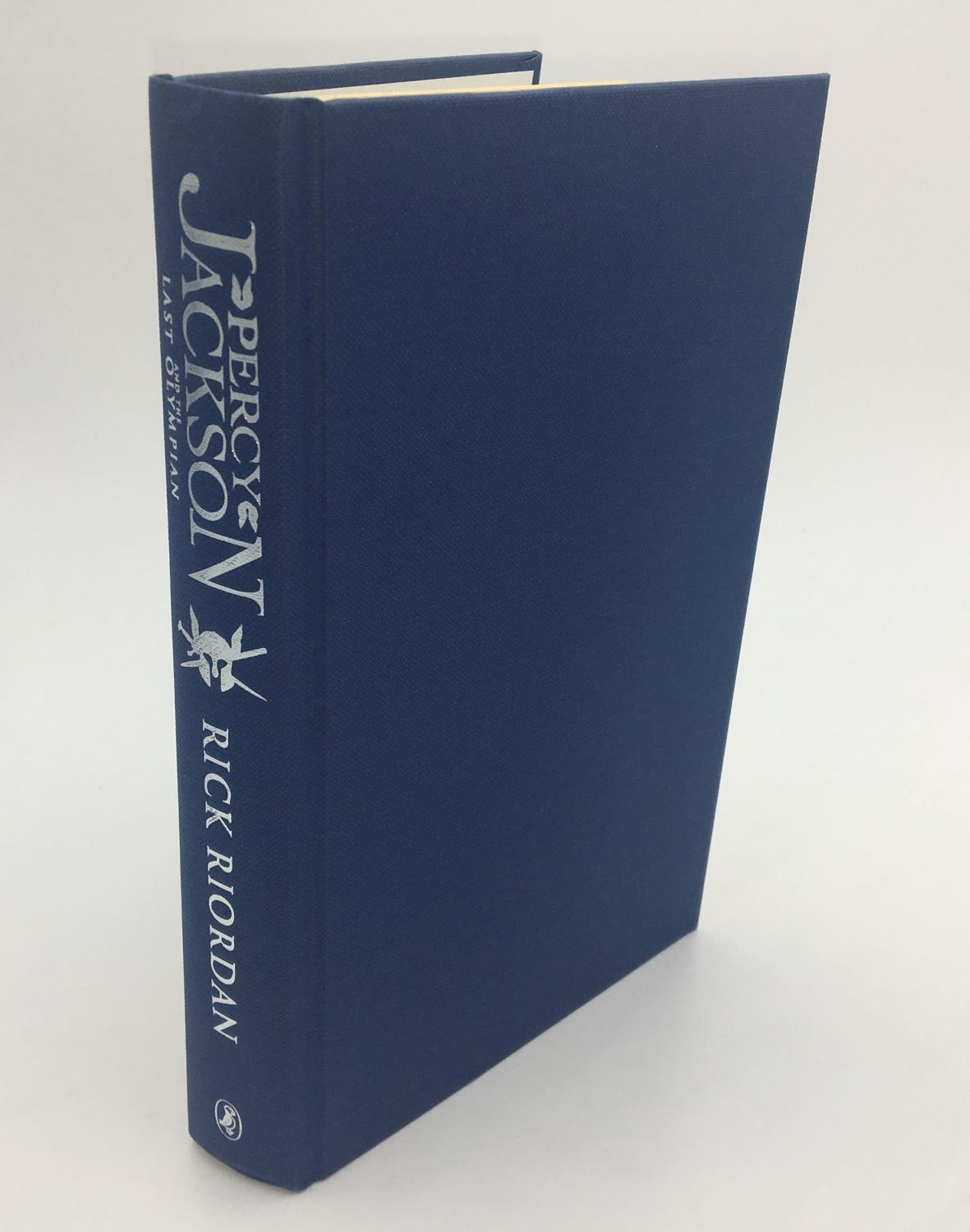 Percy Jackson And The Last Olympian By Rick Riordan Fine Hardcover