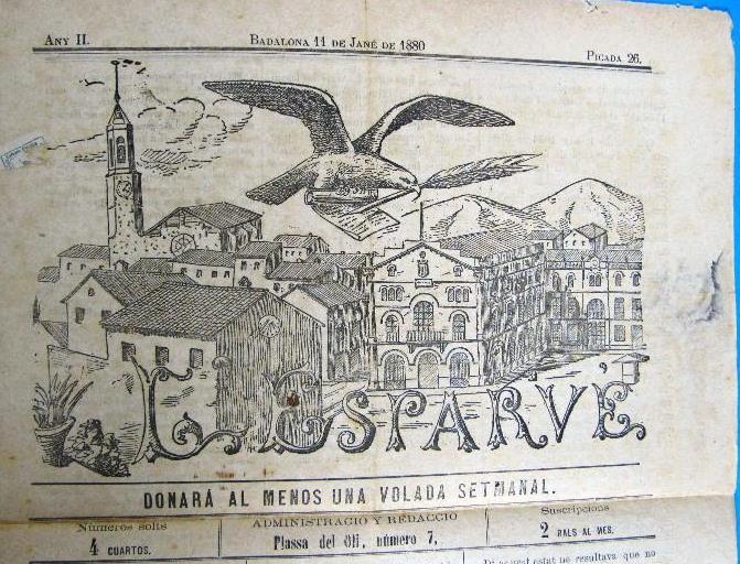 SEMANARIO L'ESPARVER. DONARÁ AL MENOS UNA VOLADA SETMANAL. ANY II ...