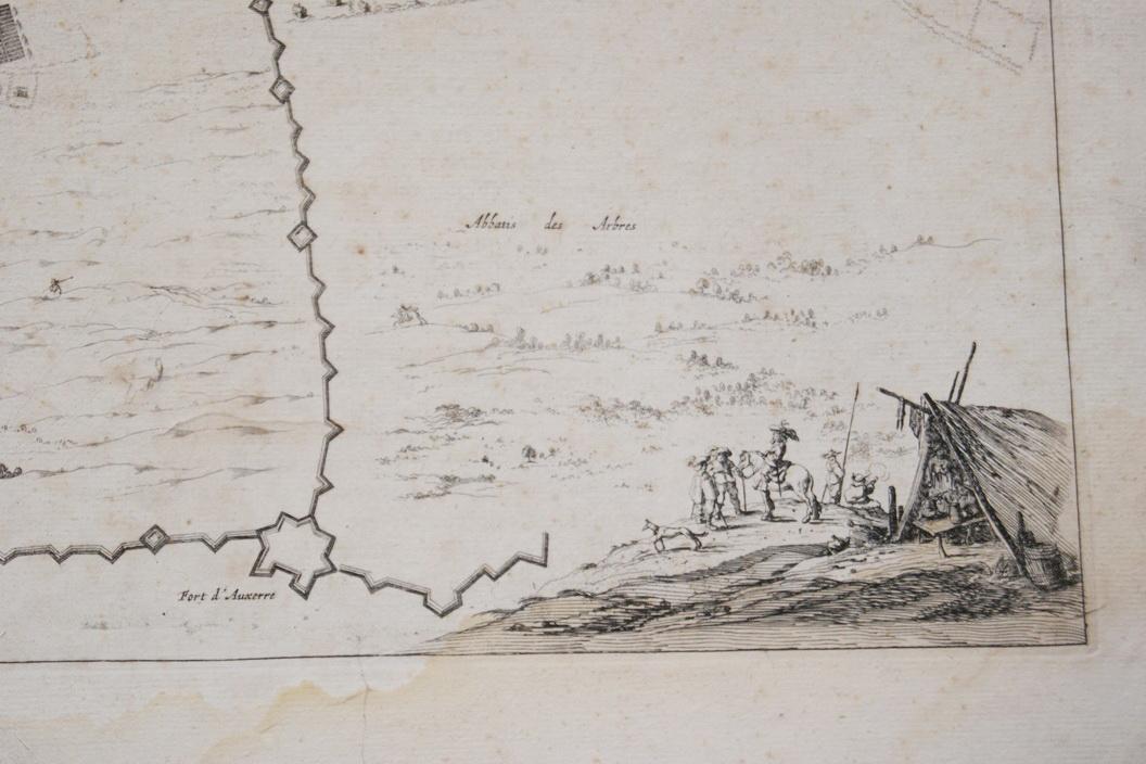 PLAN DU SIEGE DE HESDIN 1639 LOUIS XIII MEILLERAYE par Jean BLAEU ...