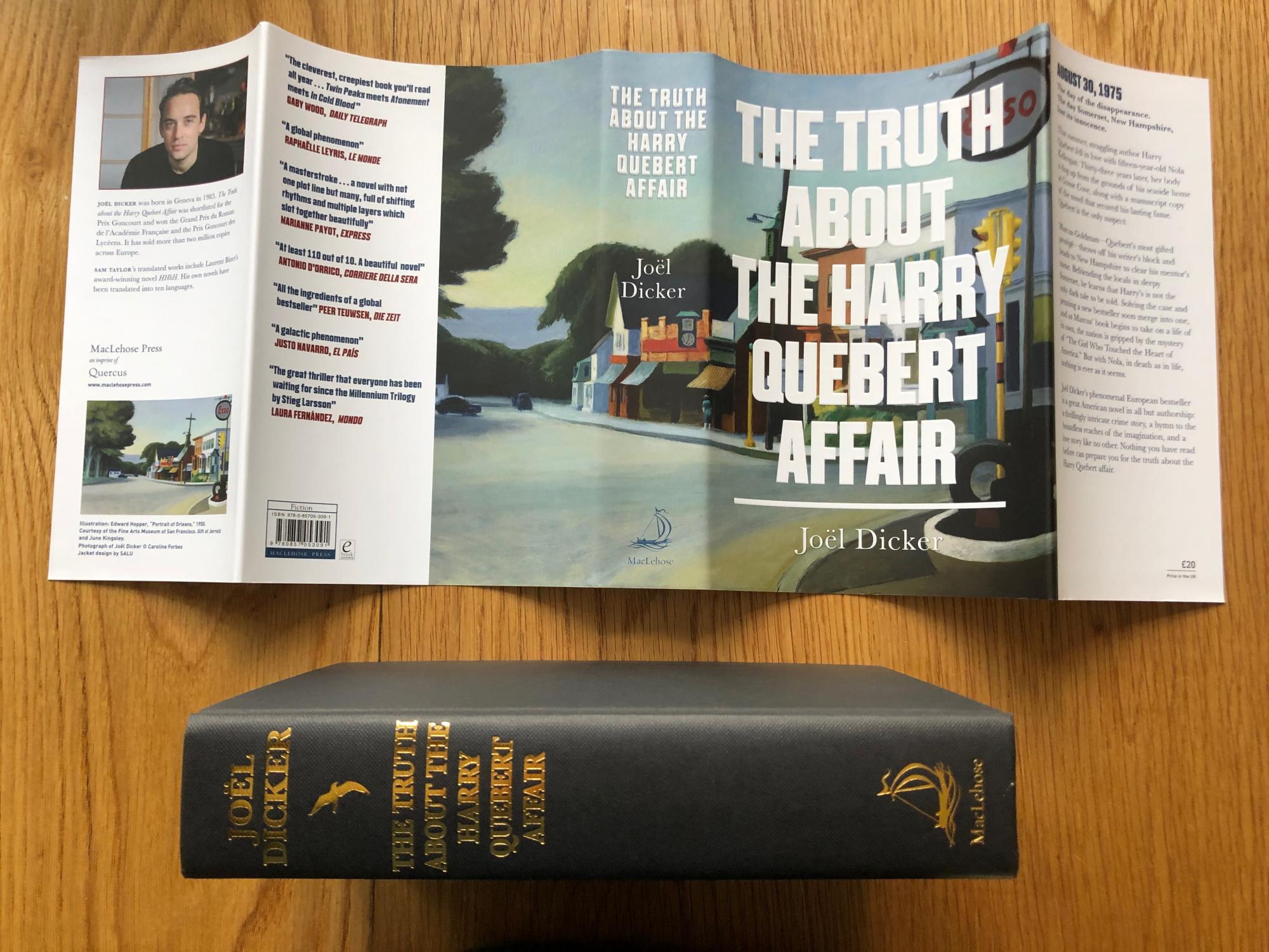 The Truth About The Harry Quebert Affair Signed Numbered Edition With