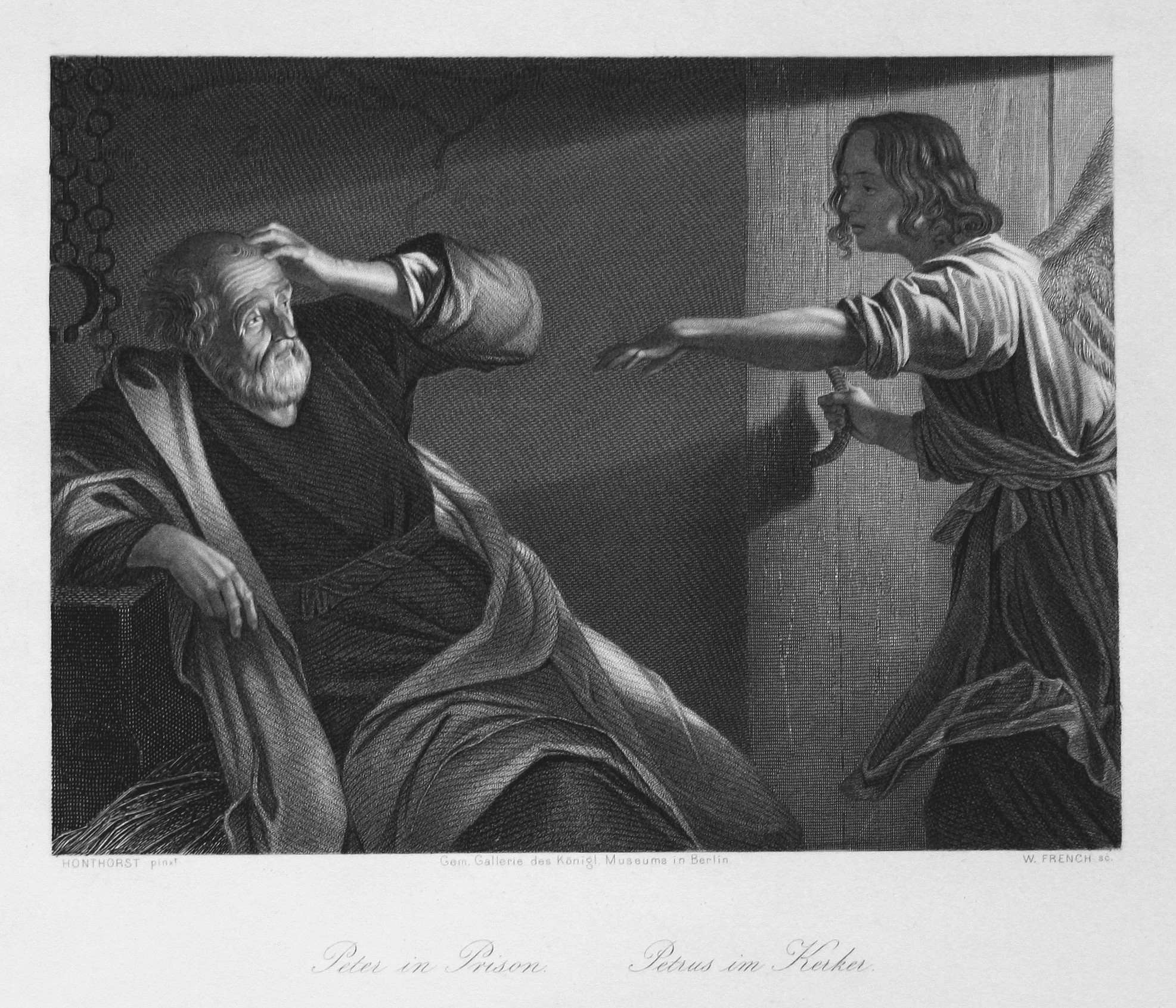 "Peter in Prison / Petrus im Kerker" - Simon Petrus Kerker prison ...