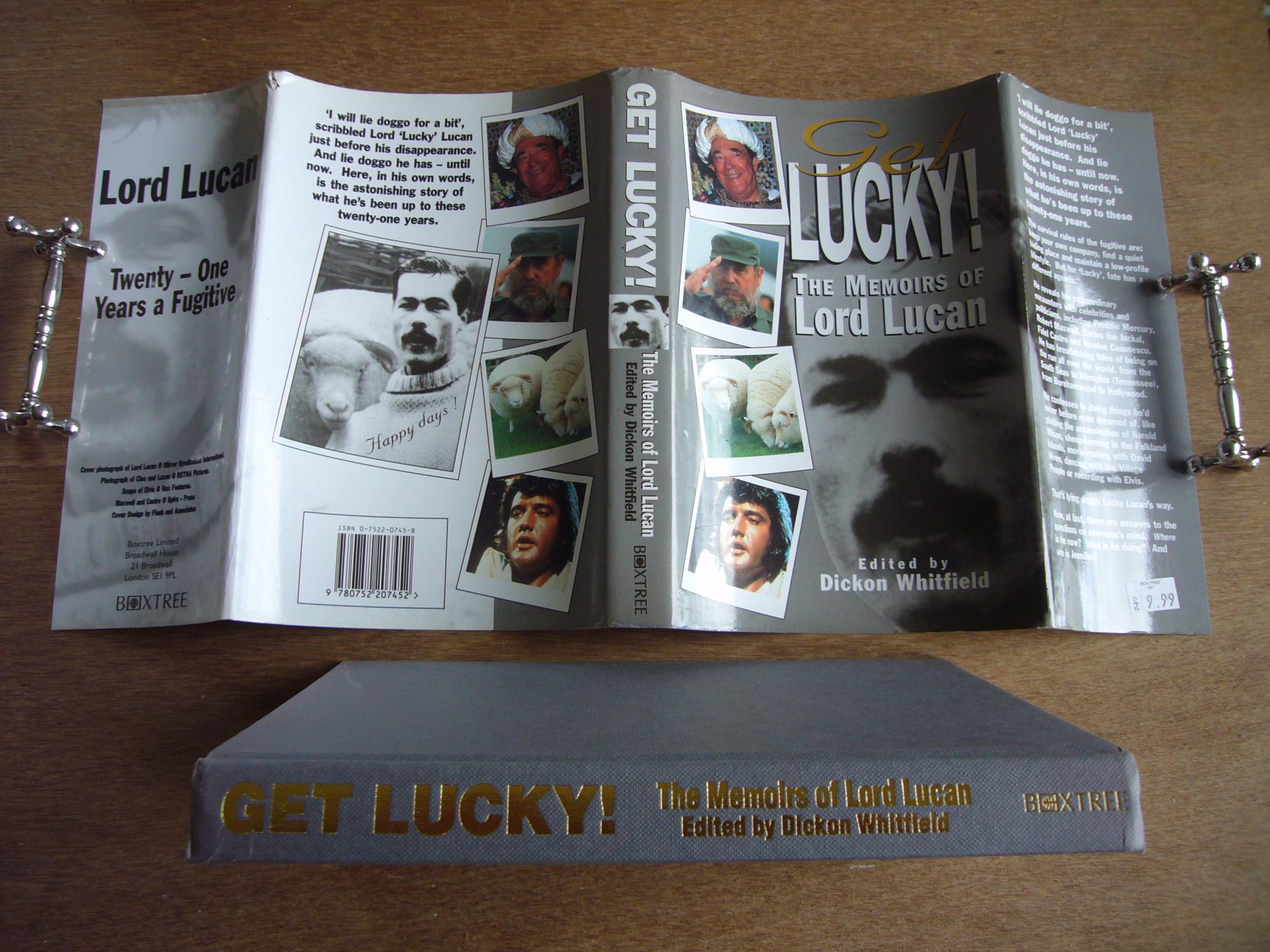 Get Lucky! The Memoirs of Lord Lucan First Edition with Jacket by ...