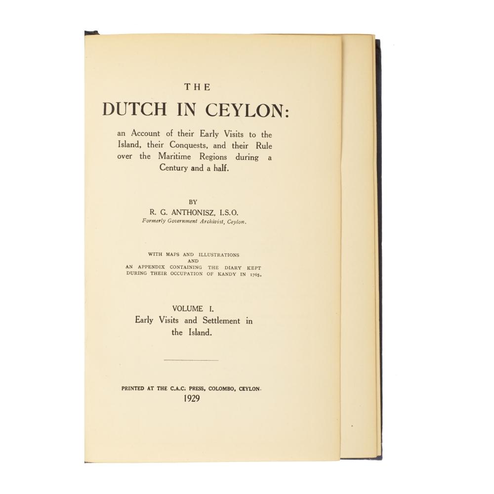 The Dutch in Ceylon. An account of their early visits to the island ...