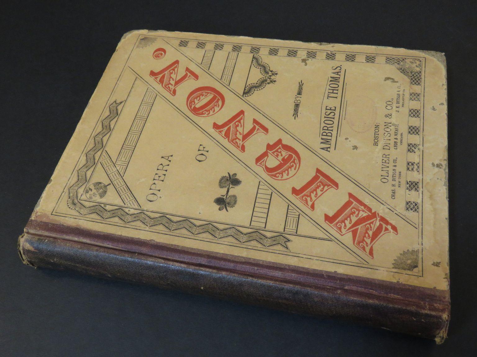 THOMAS Ambroise Mignon Opéra Italian English Chant Piano 1880 by THOMAS ...