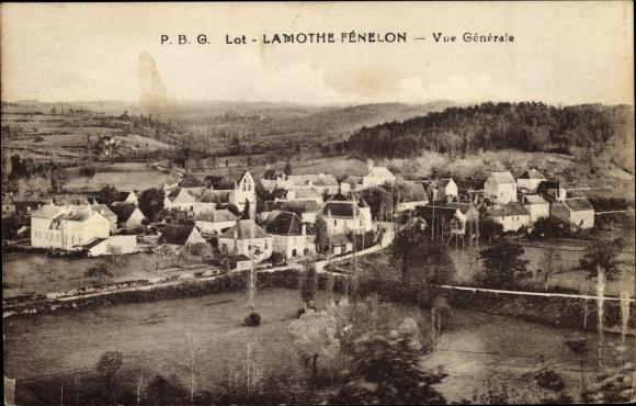 Ansichtskarte / Postkarte Lamothe Fenelon Lot, Vue Generale: (1973 ...