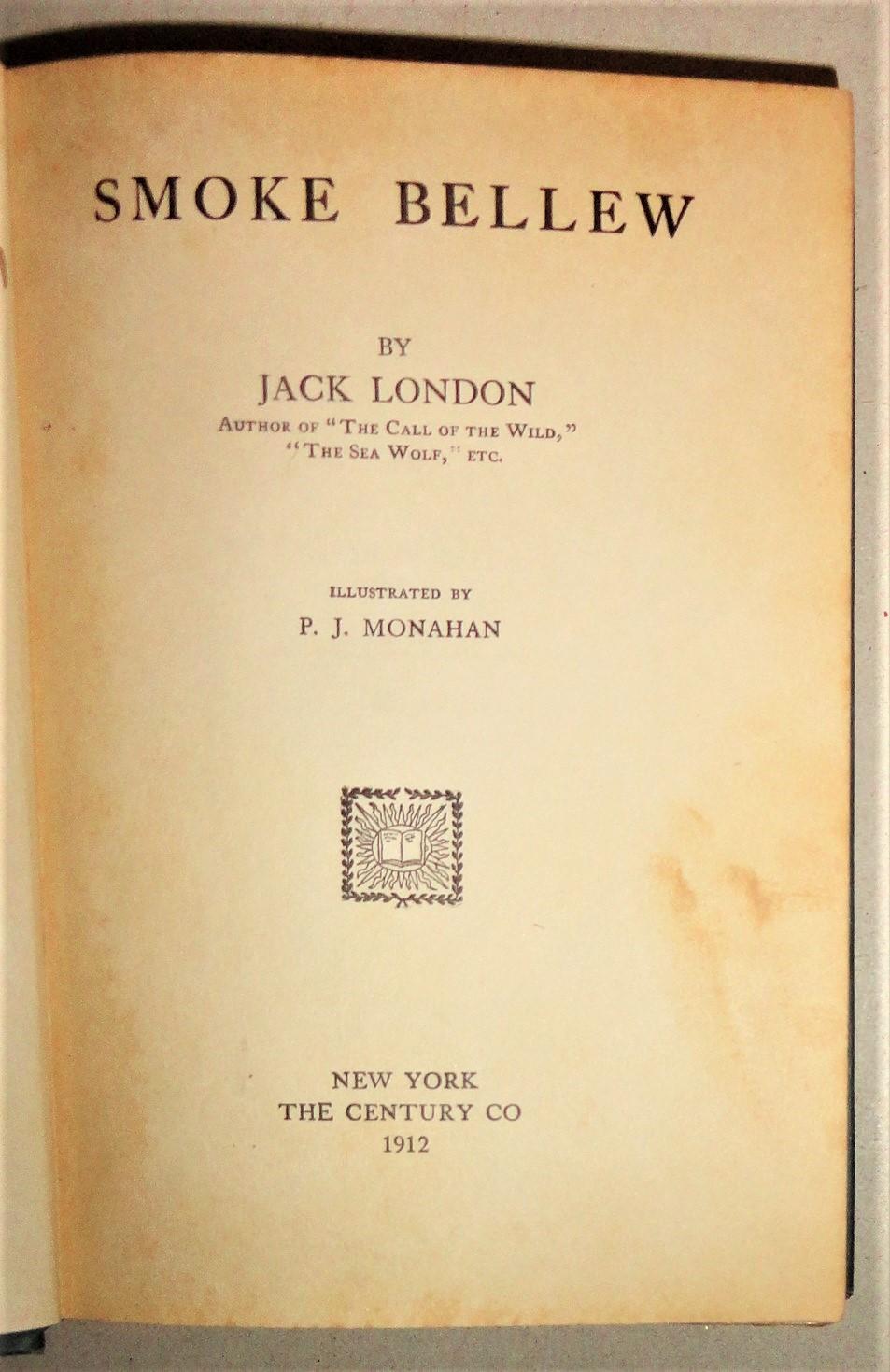 Smoke Bellew by London, Jack & P. J. Monahan (Illust. ): Very Good ...