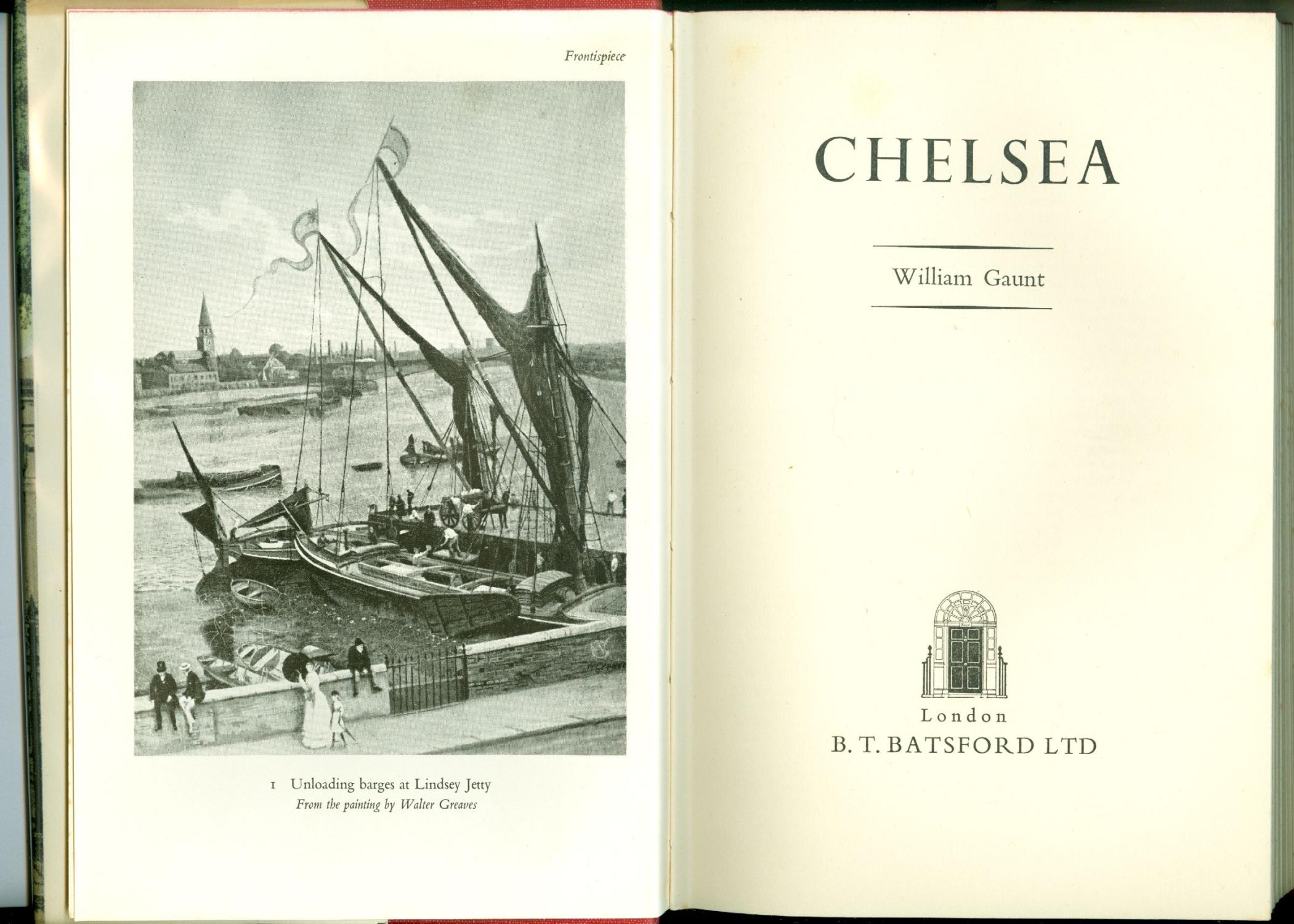 Chelsea by William Gaunt: Hardback (1954) First edition. | Philip ...