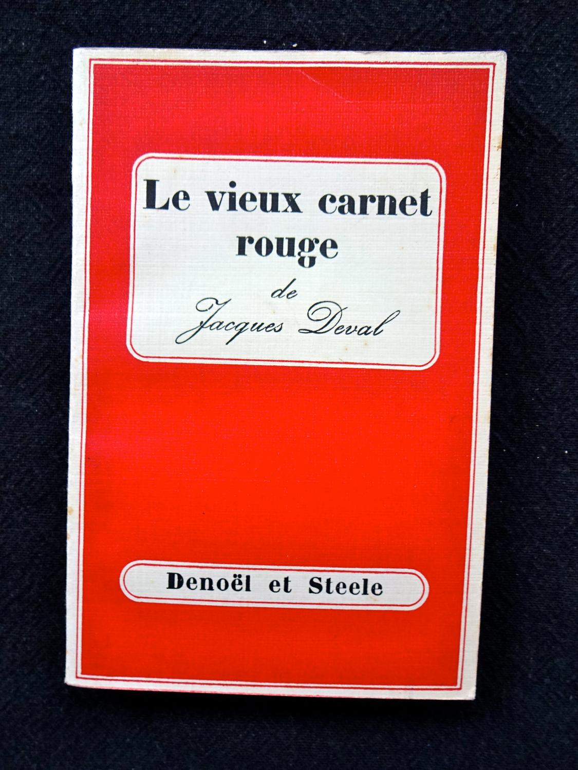 Le VIEUX CARNET ROUGE by JACQUES DEVAL: Comme neuf Couverture souple ...