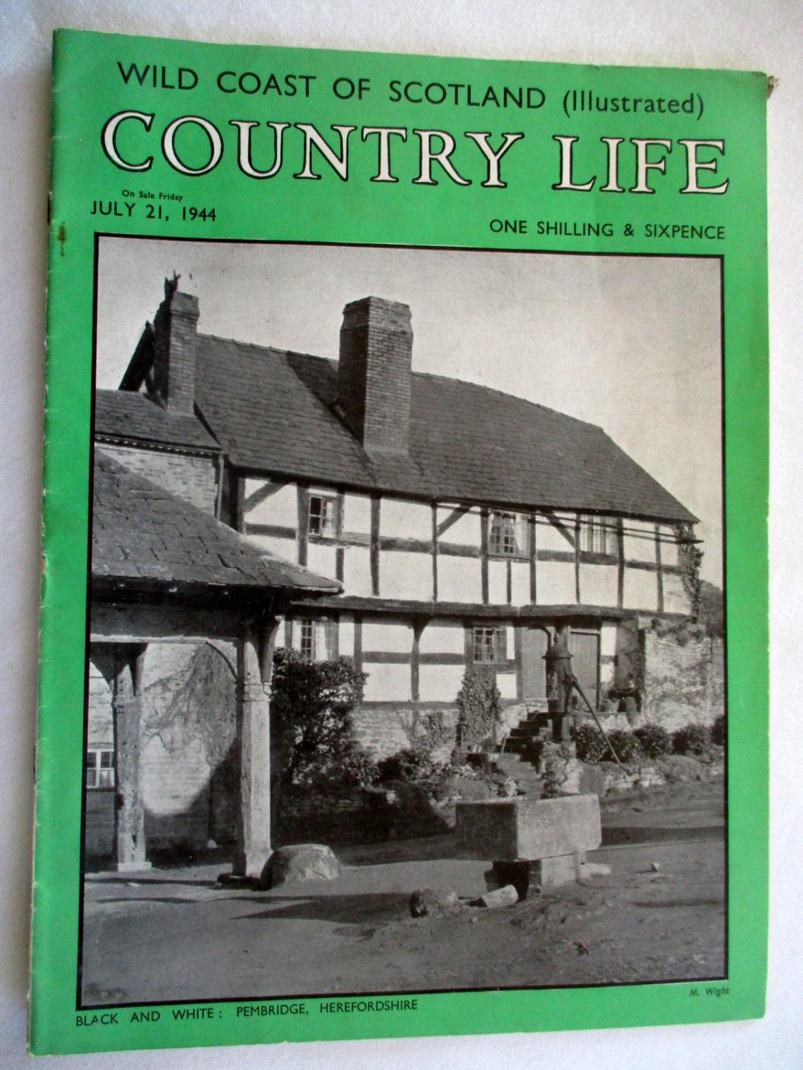 Country Life Magazine. 1944, July 21, Mrs Adrian Henderson, The Wild ...