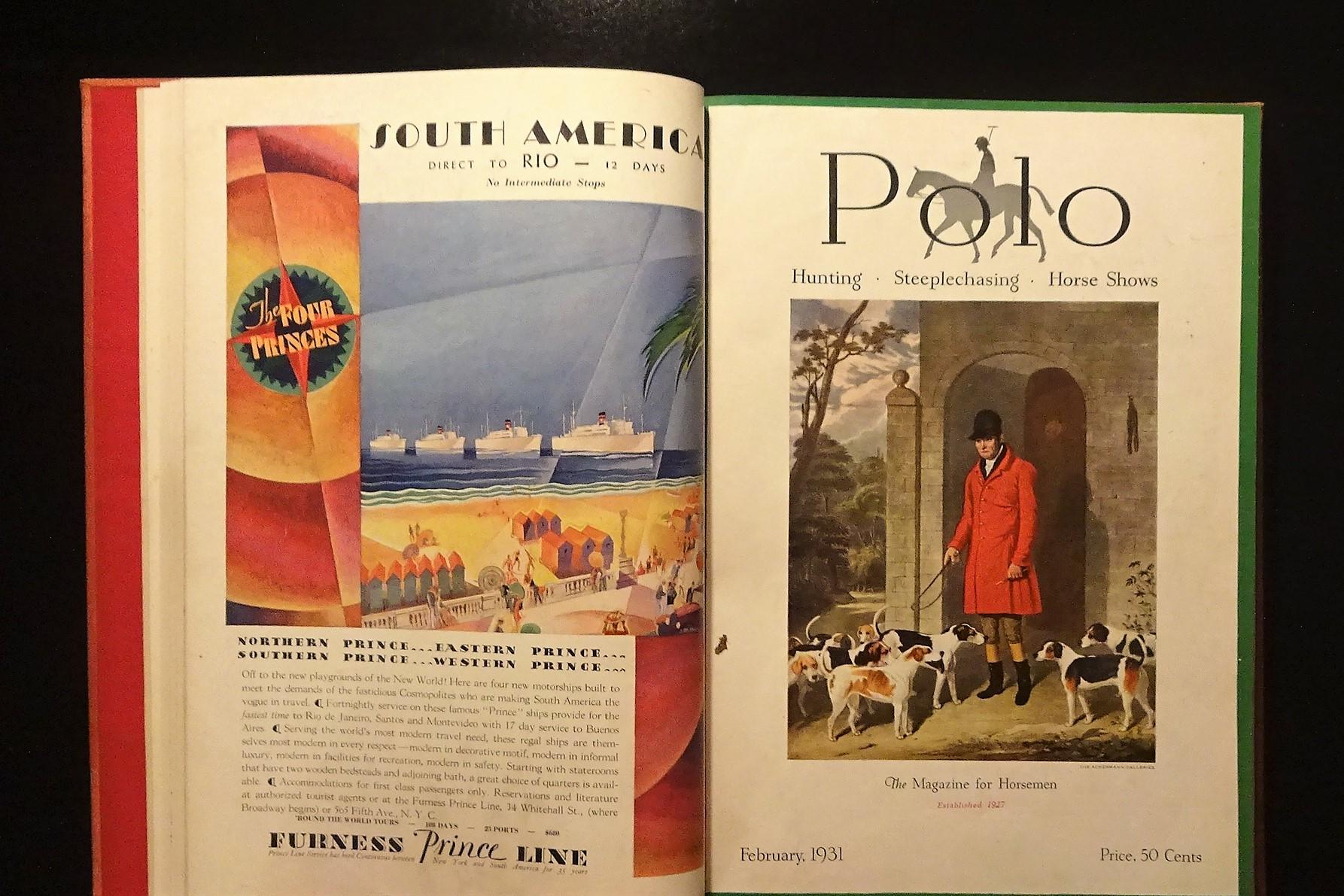 POLO Magazine - 1931, Volume V with 8 Bound Issues: (1931) Magazine ...