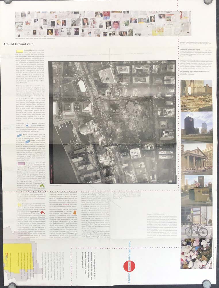 Around Ground Zero (March 2002) by NEW YORK CITY / GROUND ZERO MAP ...