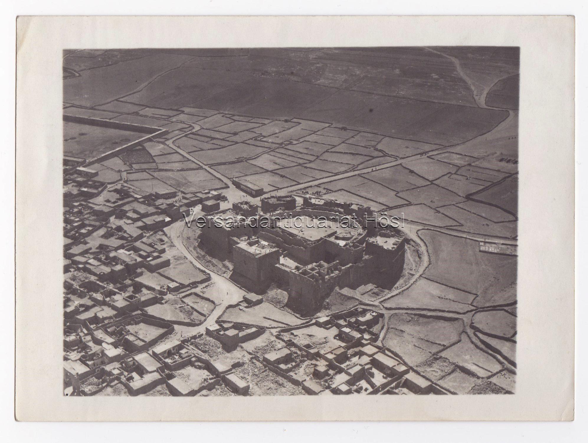 Syrien Bosra Zitadelle Luftbild Originalfoto um 1930: (1930) Fotografie ...