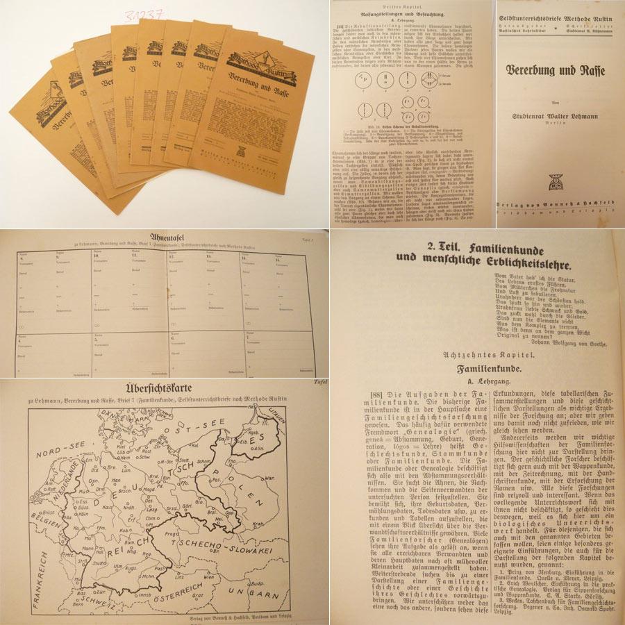 Vererbung und Rasse, von Studienrat Walter Lehmann / Berlin ...