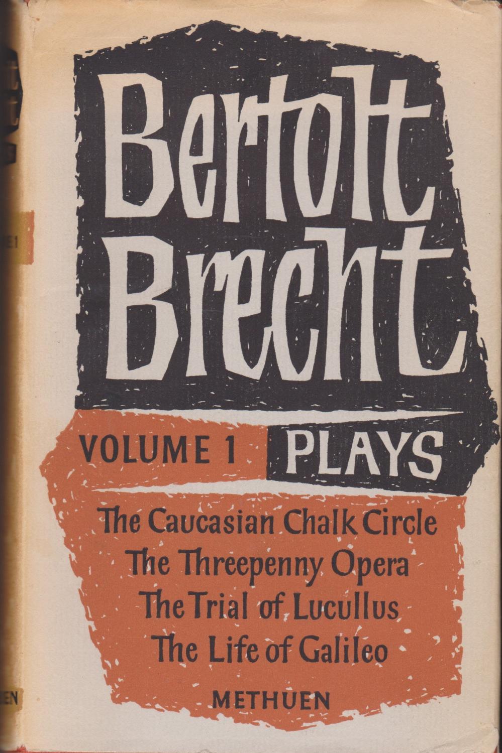 Bertolt Brecht Plays Volume I: The Caucasian Chalk Circle; The ...