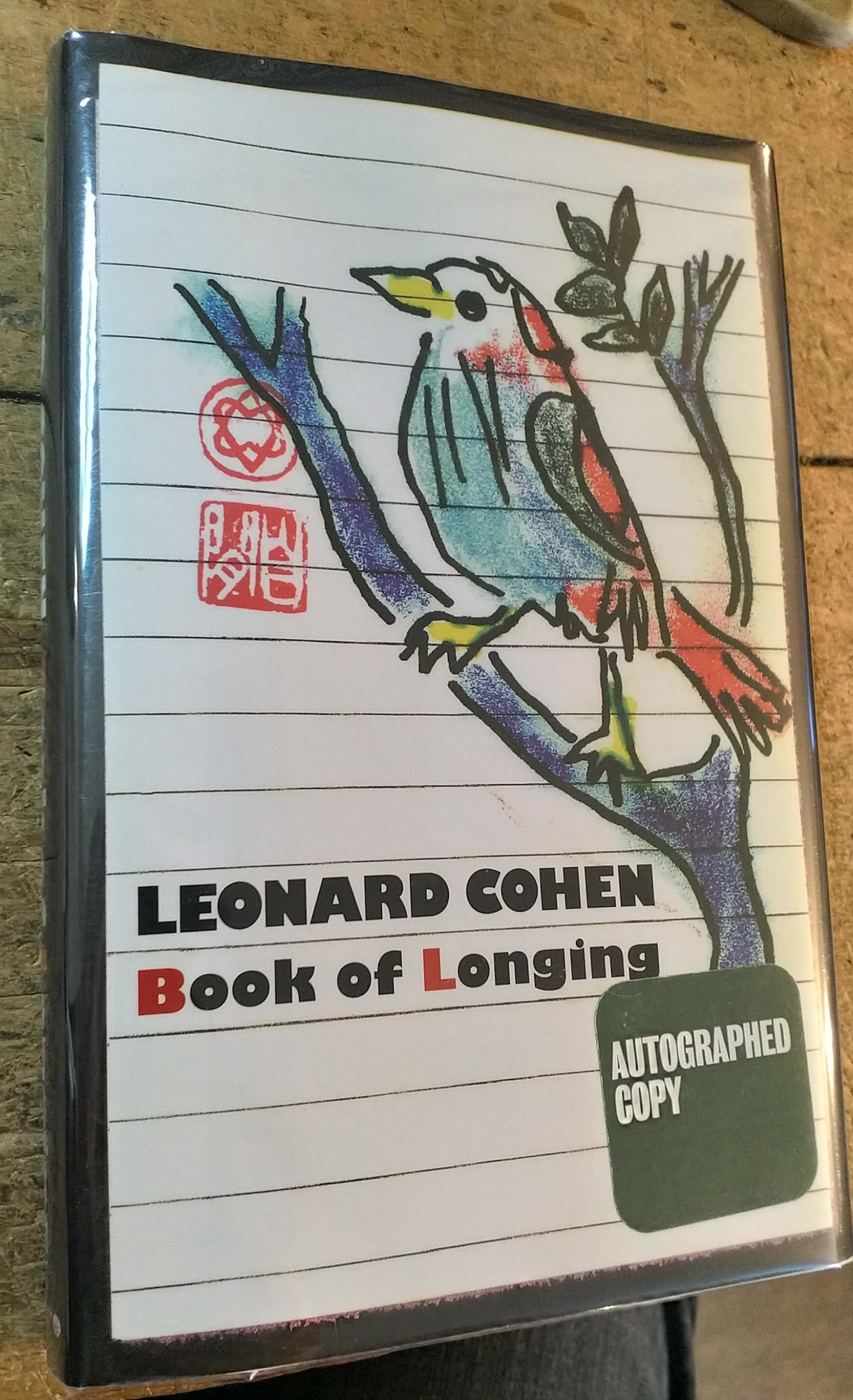 Book of Longing (SIGNED) by Cohen, Leonard: Very Good Hardcover (2006 ...