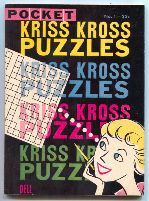 Pocket Kriss Kross Puzzles 1 1956 Dell Southern States Collection 1956 Magazine