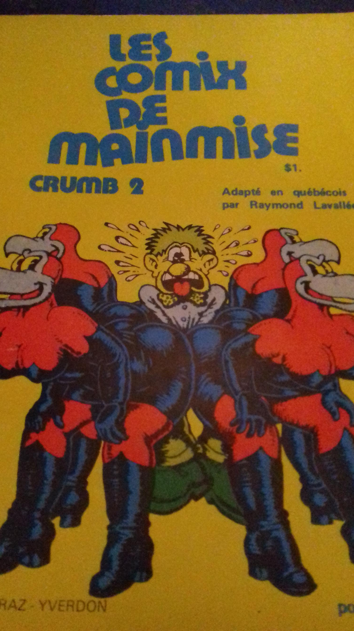 les comix de mainmise tome 1 et 2 by crumb: (1974) Edition originale ...