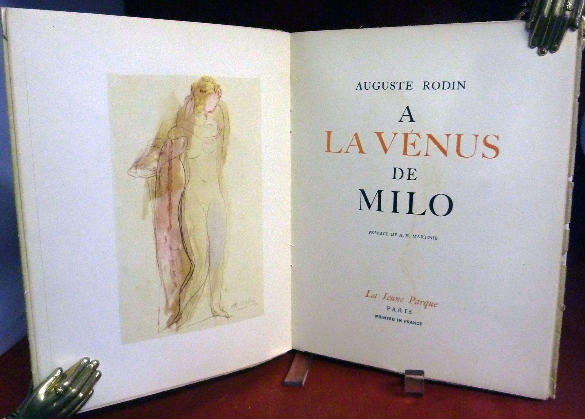 A La Venus De Milo by Rodin, Auguste: Stiff Wraps (1945) First edition ...
