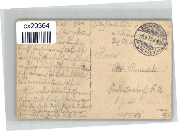 Bischofswerda Gasthof Zum Goldenen Löwen X Manuskript