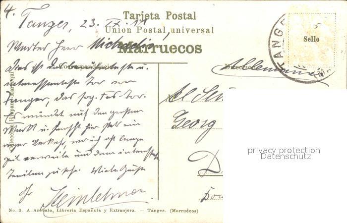 Postkarte Carte Postale Tanger Tangier Tangiers Puerta del Soco Grande ...