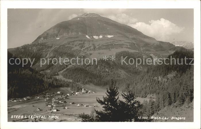 Postkarte Carte Postale Steeg Tirol im Lechtal: Manuskript ...