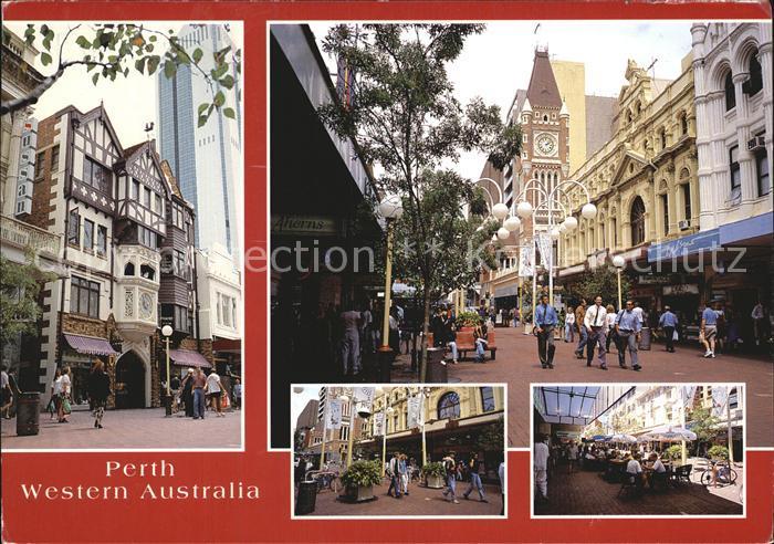 Postkarte Carte Postale Perth Western Australia Teilansichten ...