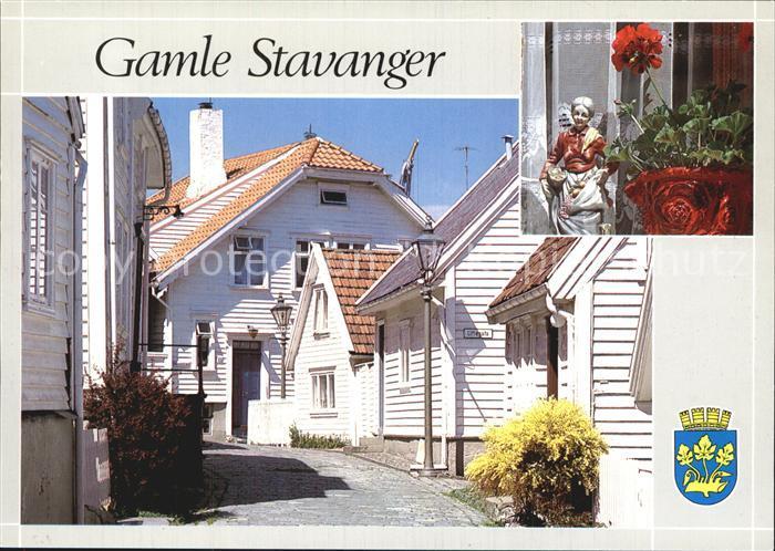 Postkarte Carte Postale Stavanger Partier fra Gamle Stavanger ...
