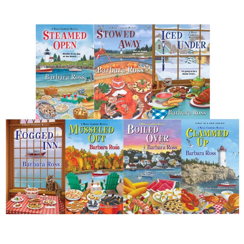 Maine Clambake Mystery Series By Barbara Ross Collection Set Of
