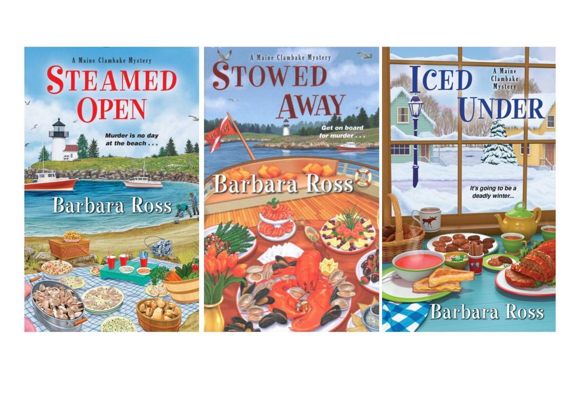 Maine Clambake Mystery Series By Barbara Ross Collection Set Of