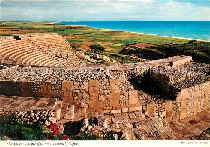 Postkarte Carte Postale Limassol Ancient Theatre of Curium: Manuskript ...