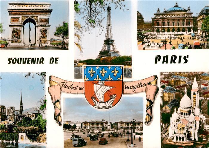 Postkarte Carte Postale Paris: Manuscript / Paper Collectible ...