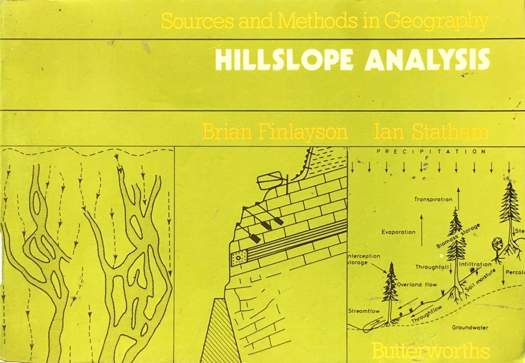 Hillslope analysis by Finlayson, B. & Statham, I.: Good Paper covers ...