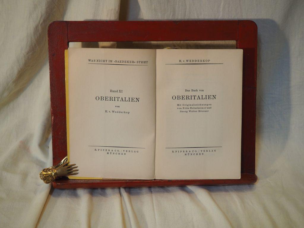 Das Buch von Oberitalien. Mit Originalzeichnungen von Fritz Heinsheimer ...