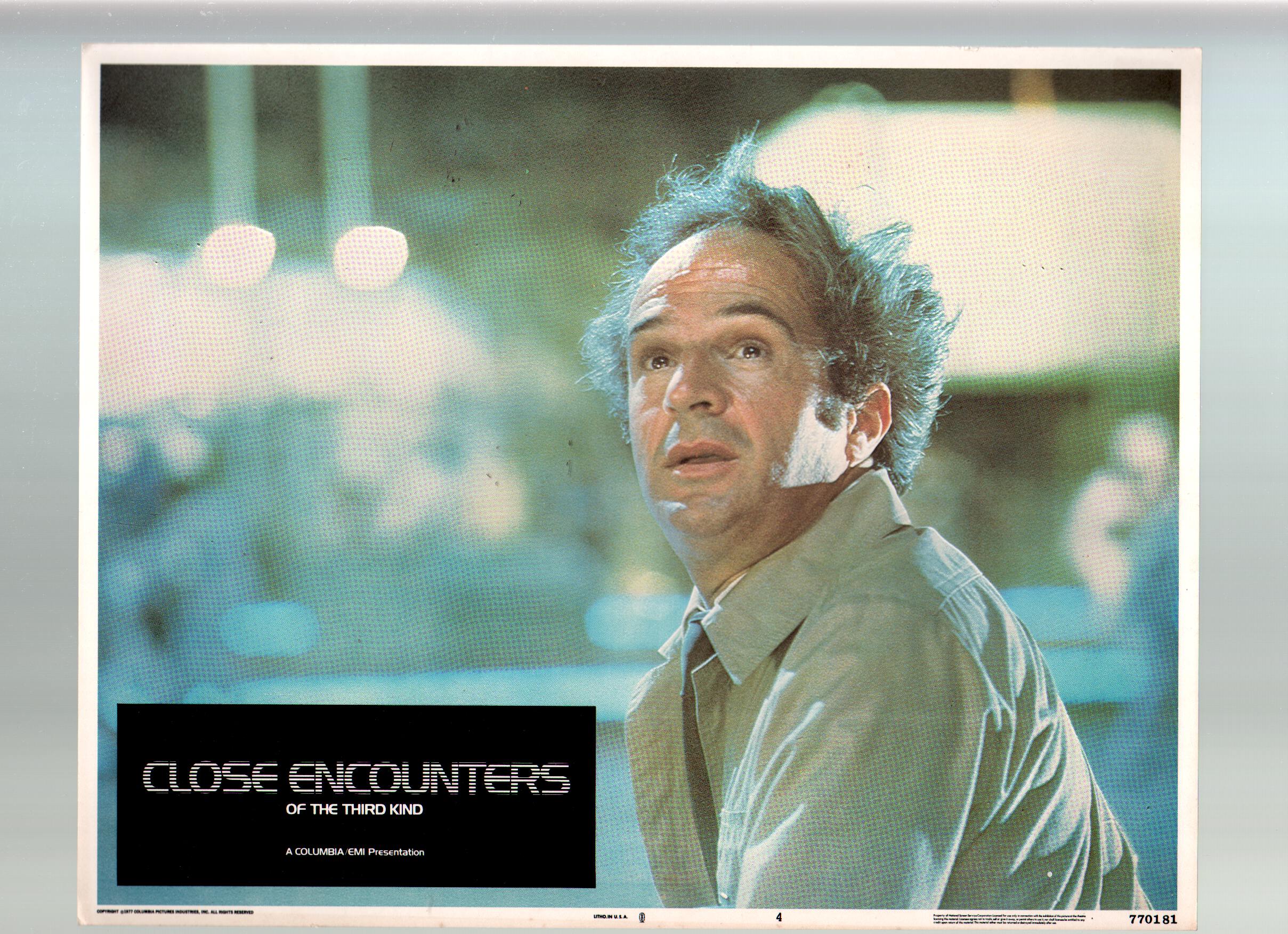 Close Encounters Of The Third Kind-François Truffaut-11x14-Color-Lobby ...