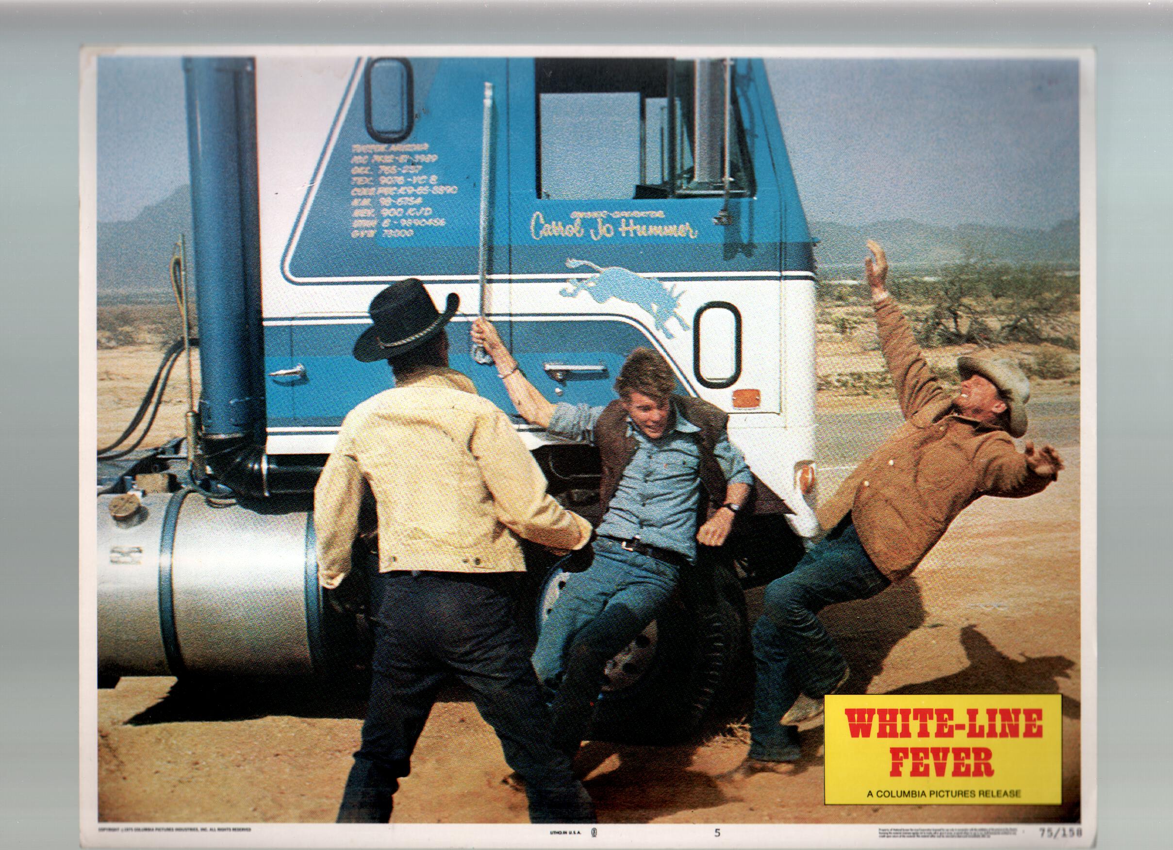White-Line Fever-Jan-Michael Vincent-Kay Lenz-11x14-Color-Lobby Card ...