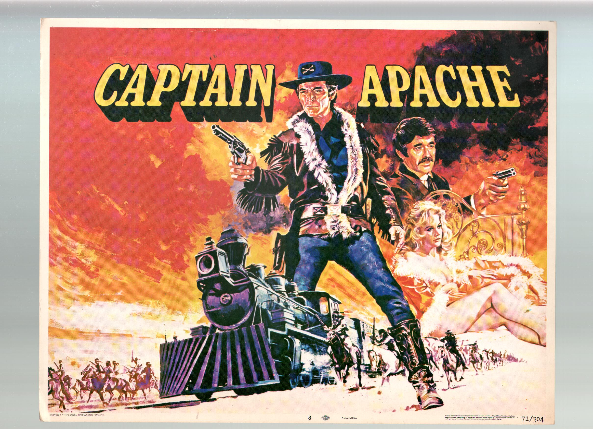 Captain Apache-Lee Van Cleef-Carroll Baker-Stuart Whitman-11x14-Color ...